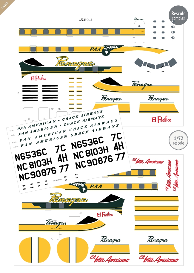 Panagra - Douglas DC-6/DC-6B - F-DCAL French Decals